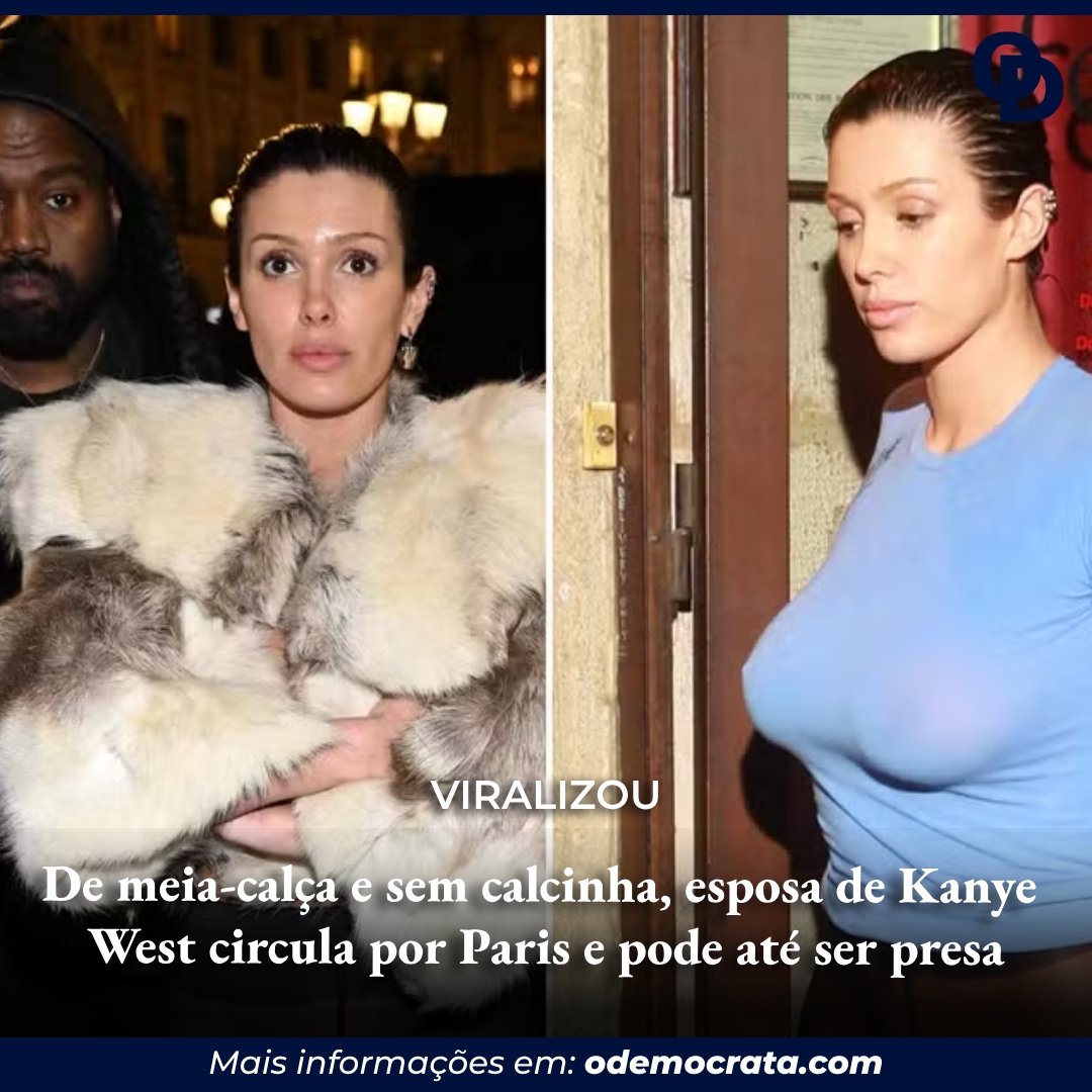 De Meia Calça E Sem Calcinha Mulher De Kanye West Circula Por Masla Mk
